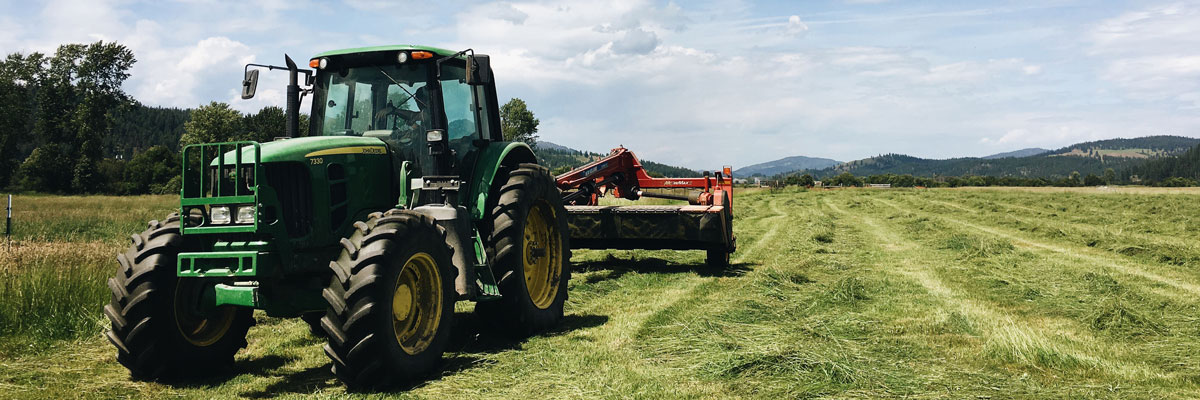 Hay for Sale at Front Porch Farm in Stevens County, Washington